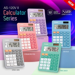 Jual KALKULATOR 12 DIGIT CANON AS-120V II - CALCULATOR CANON | Shopee ...