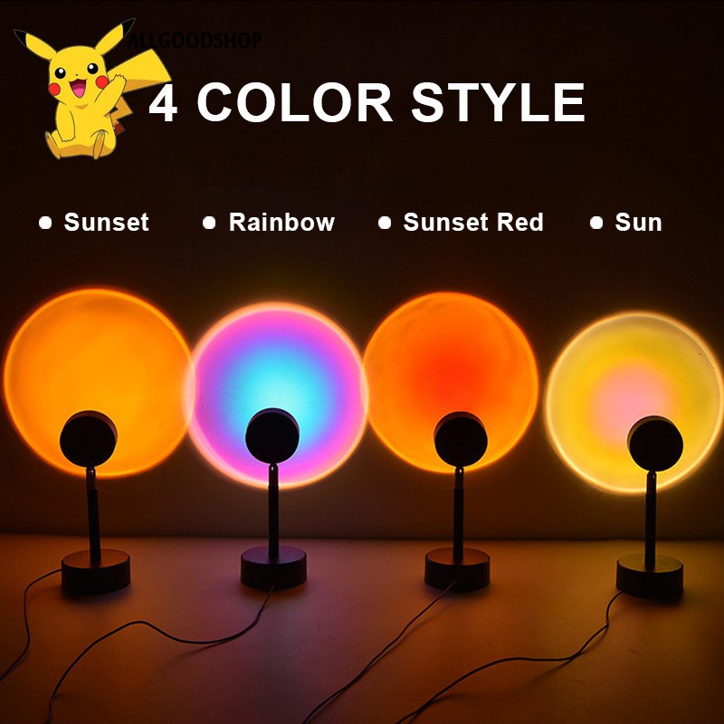 Jual POM Lampu Sunset Proyektor Original Lamp LED Tiktok Tik Tok ...