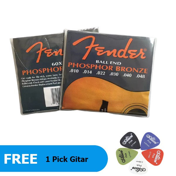 Jual Senar Gitar Fender Bronze 010 Gitar Akustik 1Set Free Pickgitar ...