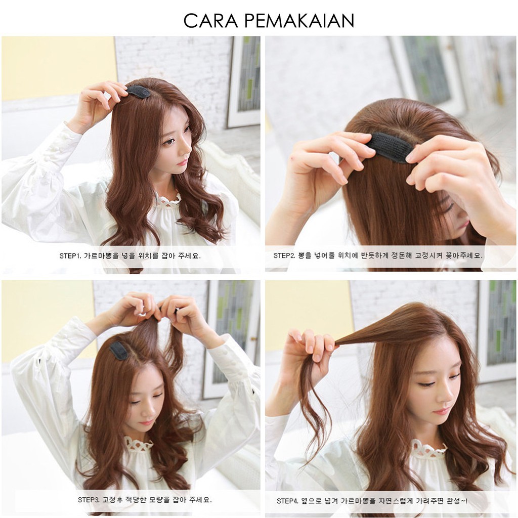 Jual Jepit Hair Bump It / Bumpit / Penambah Volume Rambut Sanggul ...