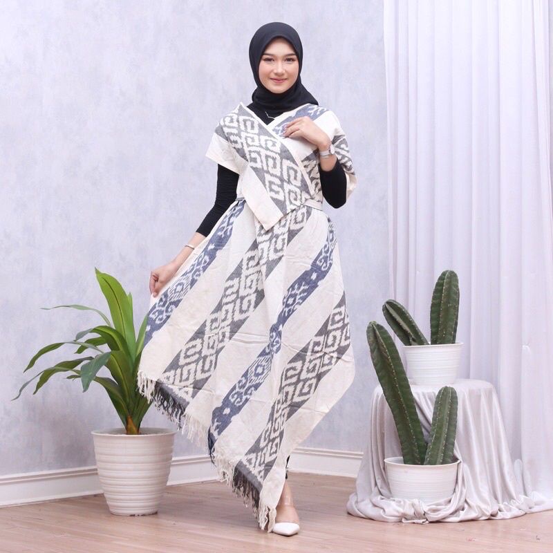 Jual DRES TENUN IKAT TROSO MOTIF NTT TORAJA BAJU ETNIK TENUN NUSANTARA CASUAL FORMAL & SANTAI ...