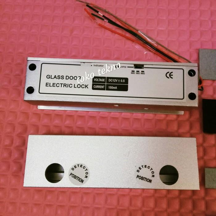 Jual Drop Bolt Pintu Kaca | Frameless Glass Door Electric Lock Dropbolt ...