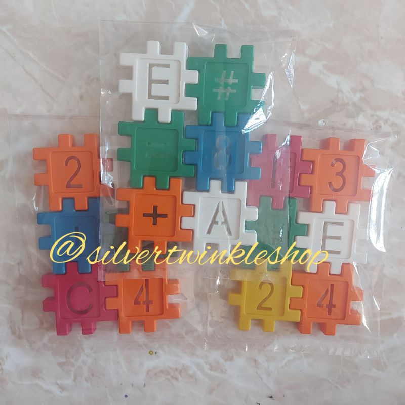 Jual mainan anak funny blocks puzzle block rumah rumahan bongkar pasang ...
