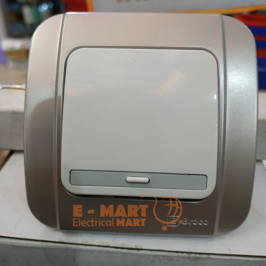 Jual Broco Galleo Saklar Engkel Silver / Saklar Engkel Tanam | Shopee ...