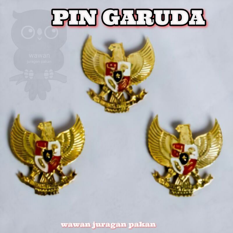 Jual PIN GARUDA PIN PECI PIN GARUDA UK. 2.5CM 3 CM DAN 3.5 CM ( tanpa ...
