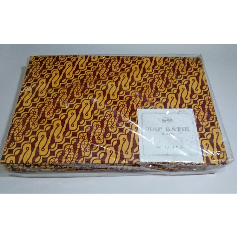 Jual GM Map Batik Kain ( 1 Pack - 12 Pcs ) | Shopee Indonesia