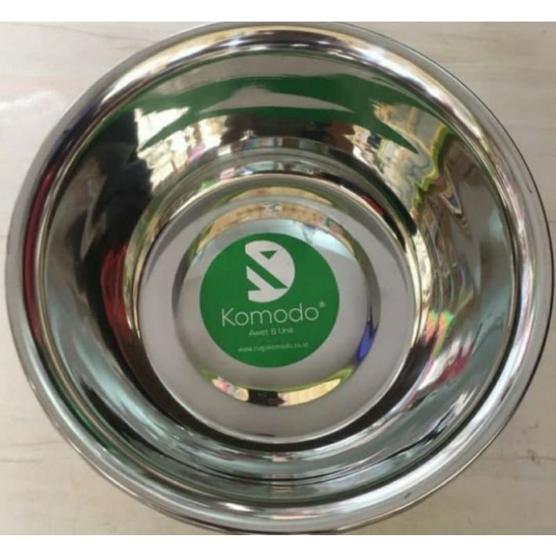 Jual Baskom Stainless / Mixing Bowl / Mangkok Baskom Korea TEBAL | Shopee Indonesia