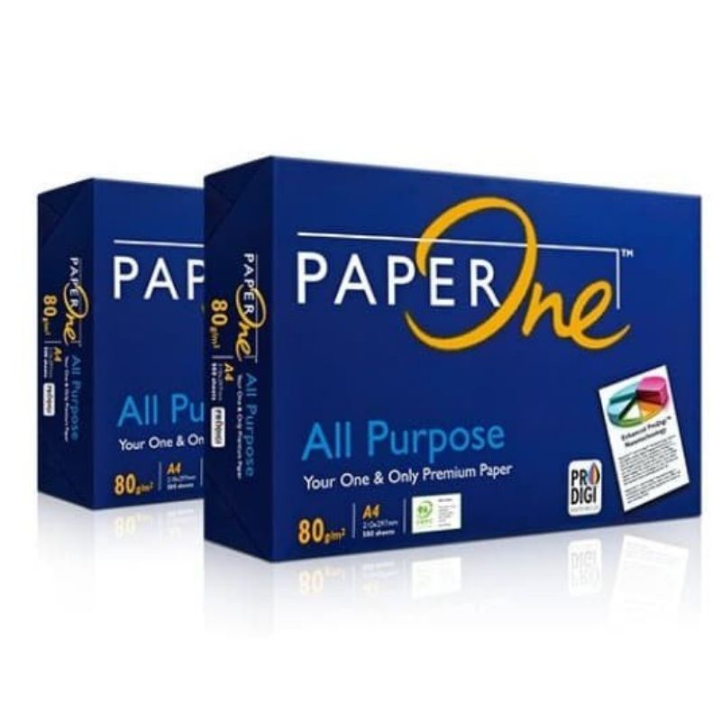 Jual Kertas HVS A4 Paper One 80 gram | Shopee Indonesia