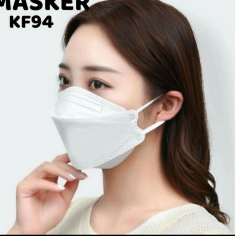 Jual Masker 4ply Korea KF94 model Evo Convex 4 ply KF 94 KN94 KN95 KN ...