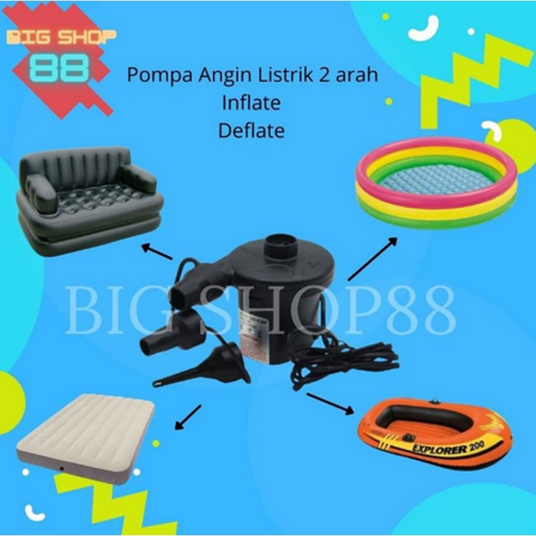 Jual POMPA LISTRIK POMPA ELEKTRIK POMPA KASUR POMPA KOLAM MURAH | Shopee Indonesia