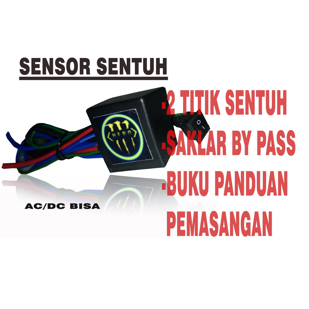 Jual PENGAMAN MOTOR SENSOR SENTUH 2 TITIK | Shopee Indonesia