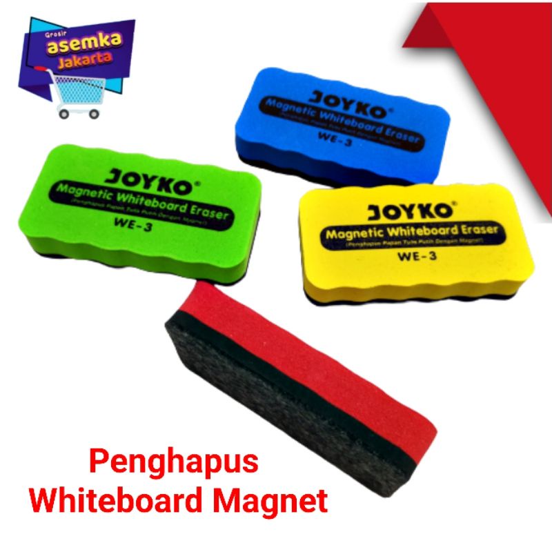 Jual Whiteboard Eraser Penghapus Papan Tulis Putih Joyko WE-3 Magnet ...