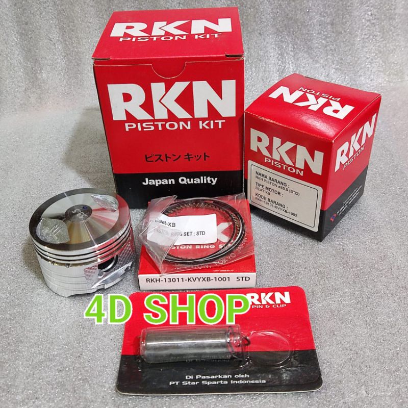 Jual PISTON KIT SEHER KIT SET BEAT XB RKN | Shopee Indonesia