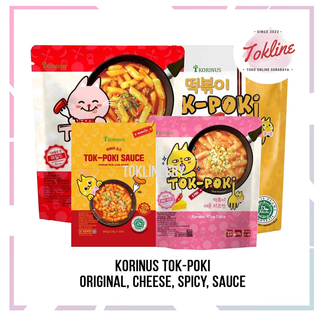 Jual KORINUS TOK-POKI / TTEOKBOKKI ( KOREAN RICE CAKE ) TOPOKKI KUE ...