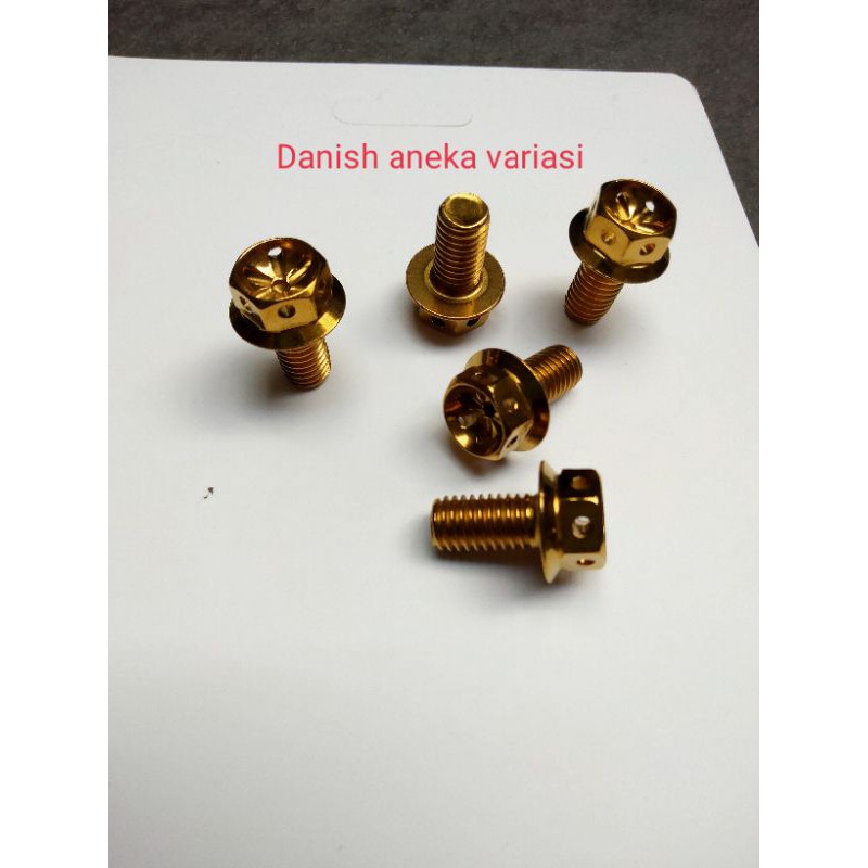 Jual baut oli garden Honda baut flower asli Thailand gold ring 12 jual ...