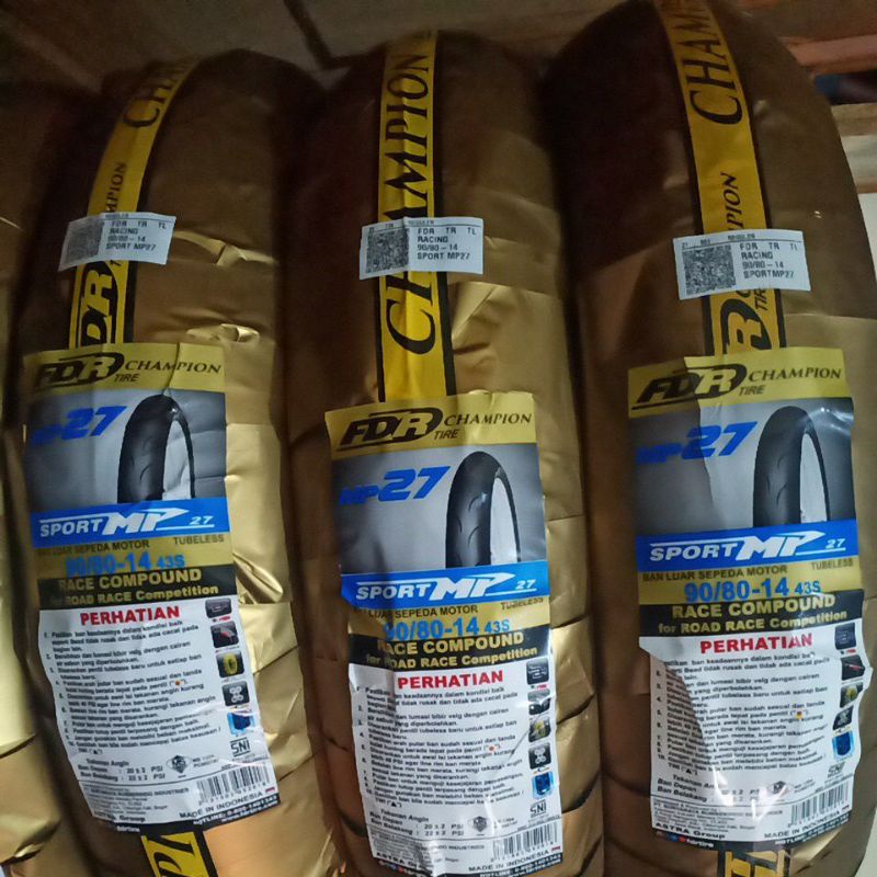 Jual BAN FDR SPORT MP 27 90/80-14 MP27 RACING TIRE SOFT COMPOUND ...