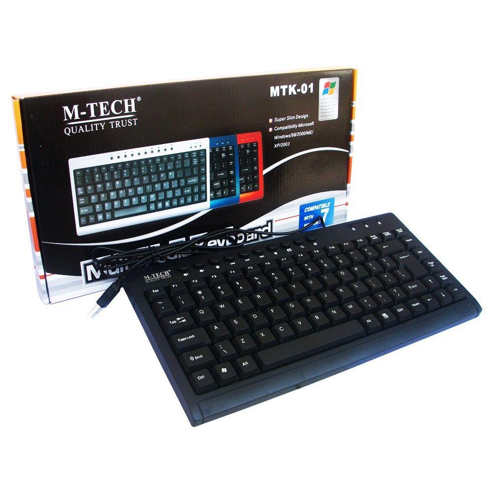 Jual M-Tech Original Keyboard PC Laptop Mini Multimedia MTK01 - MTK-01 ...