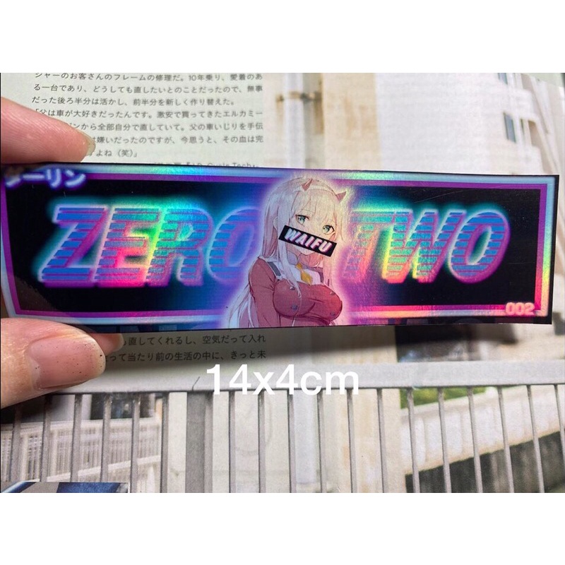 Jual sticker JDM zero two | Shopee Indonesia