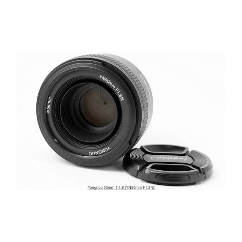 Jual LENSA FIX NIKON YONGNUO YN 50mm f1.8 | Shopee Indonesia