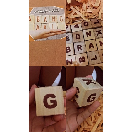 Jual Alphabet wooden Blocks | Shopee Indonesia