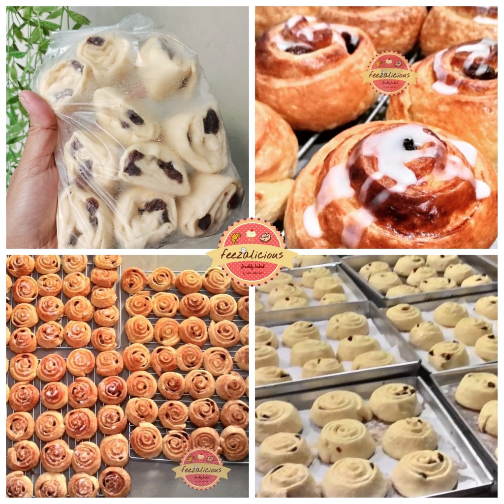 Jual Frozen Dough Danish Raisin / Adonan Danish Raisin Frozen/Beku ...