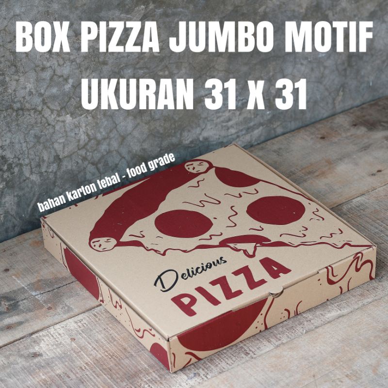 Jual PIZZA BOX 31 MOTIF | Shopee Indonesia