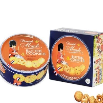 Jual Biskuit Kue Monde Butter Cookies Blue Shell Kaleng Biru 454 Gr ...