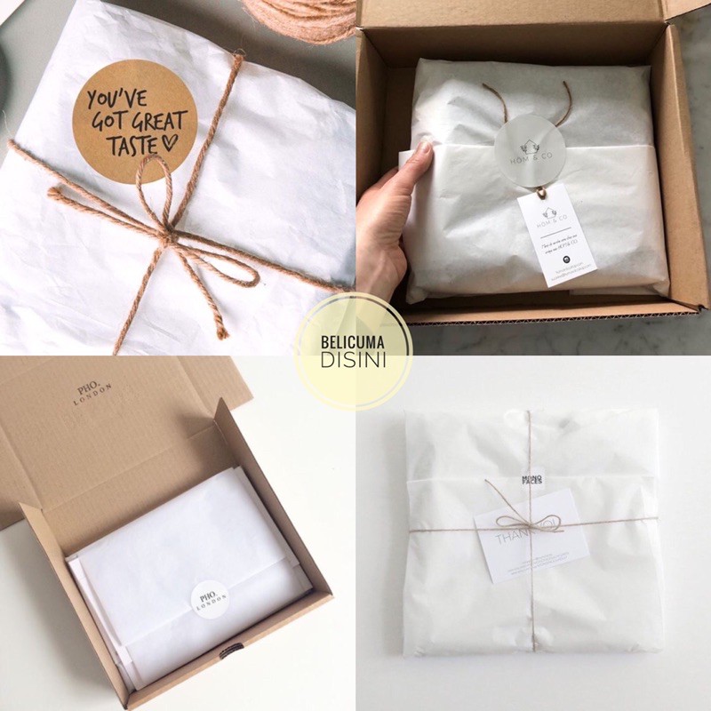 Jual (22x69cm) Kertas Wrapping Doorslag Besar 35 gram / Dorslag Paper ...