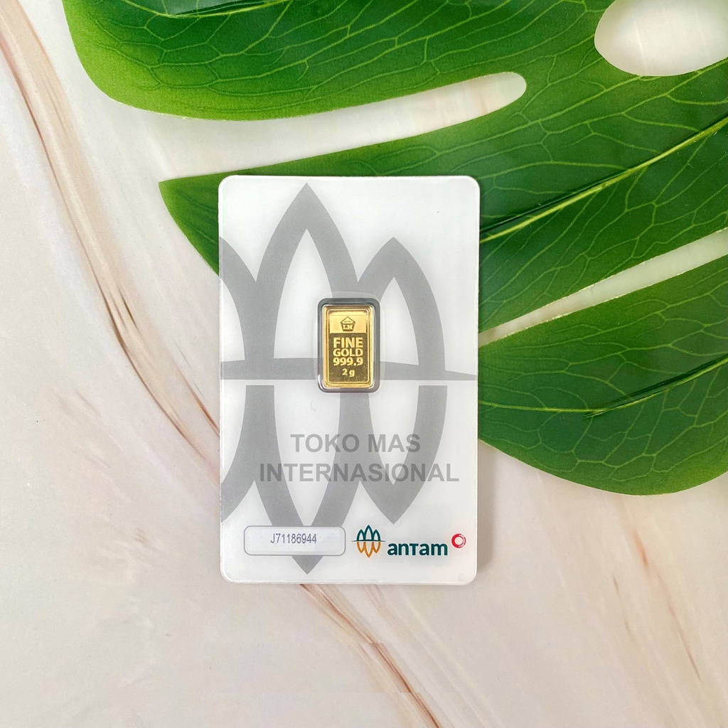 Jual Logam Mulia LM Press 2gr 2g 2 Gram Batangan Emas ANTAM Sertifikat ...
