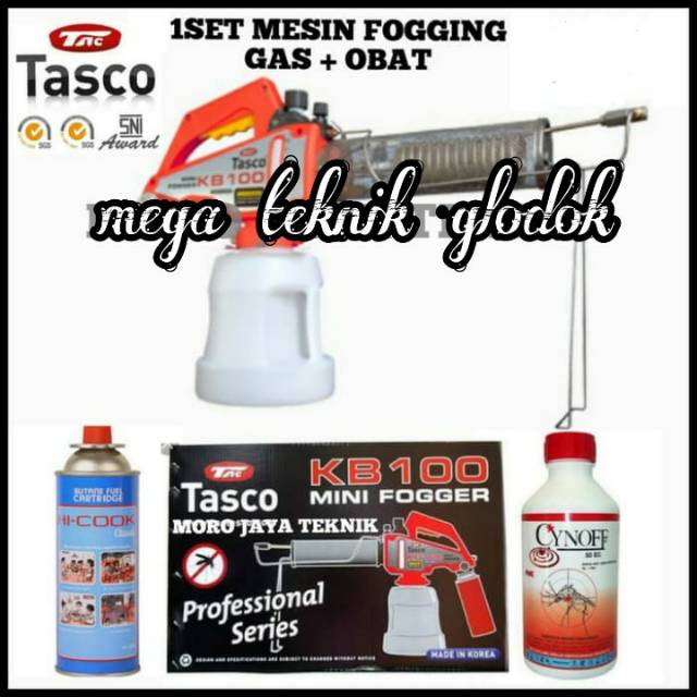 Jual Mesin Fogging TASCO KB-100 1Set Lengkap Obat+Gas Mesin Fogging ...