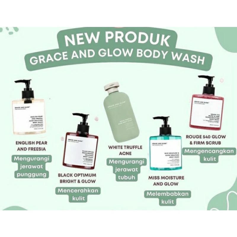 Jual Grace and glow body wash 400ml | Shopee Indonesia