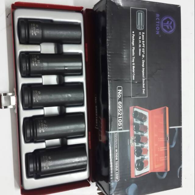Jual Mata Deep Impact Sock Set 1/2" ACTION | Shopee Indonesia