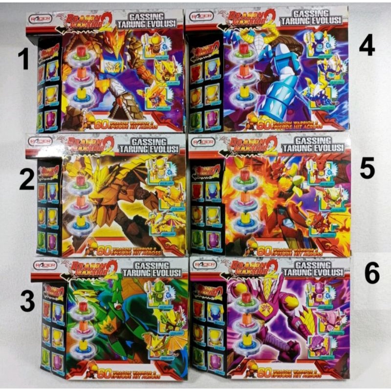 Jual MAINAN GASSING TARUNG EVOLUSI DRAGON WARRIOR 2/GASING PETARUNG ...