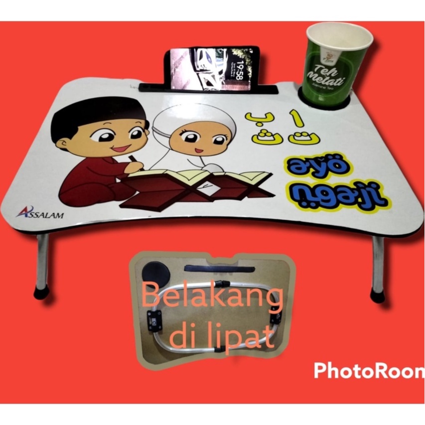 Jual MEJA BELAJAR ANAK | Meja Belajar Lipat / Meja Computer / Hitam ...