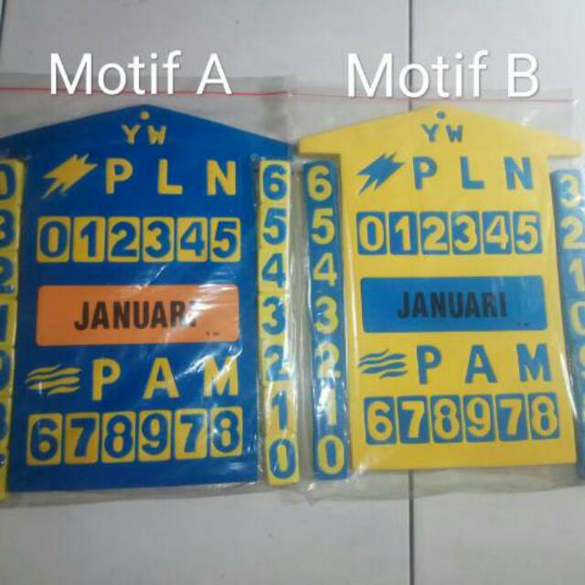 Jual Papan meter penunjuk angka PLN PAM | Shopee Indonesia