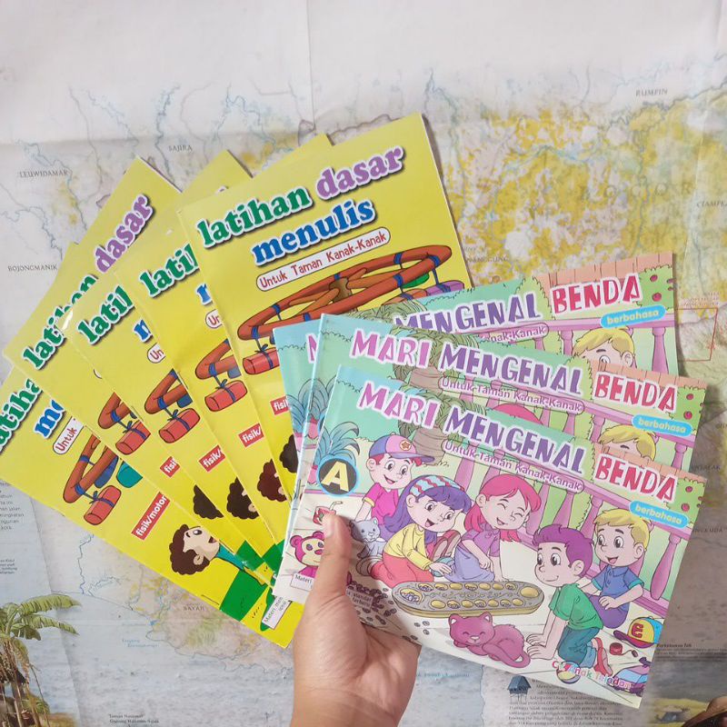Jual Latihan Dasar Menulis, Mari mengenal Benda untuk TK | Shopee Indonesia