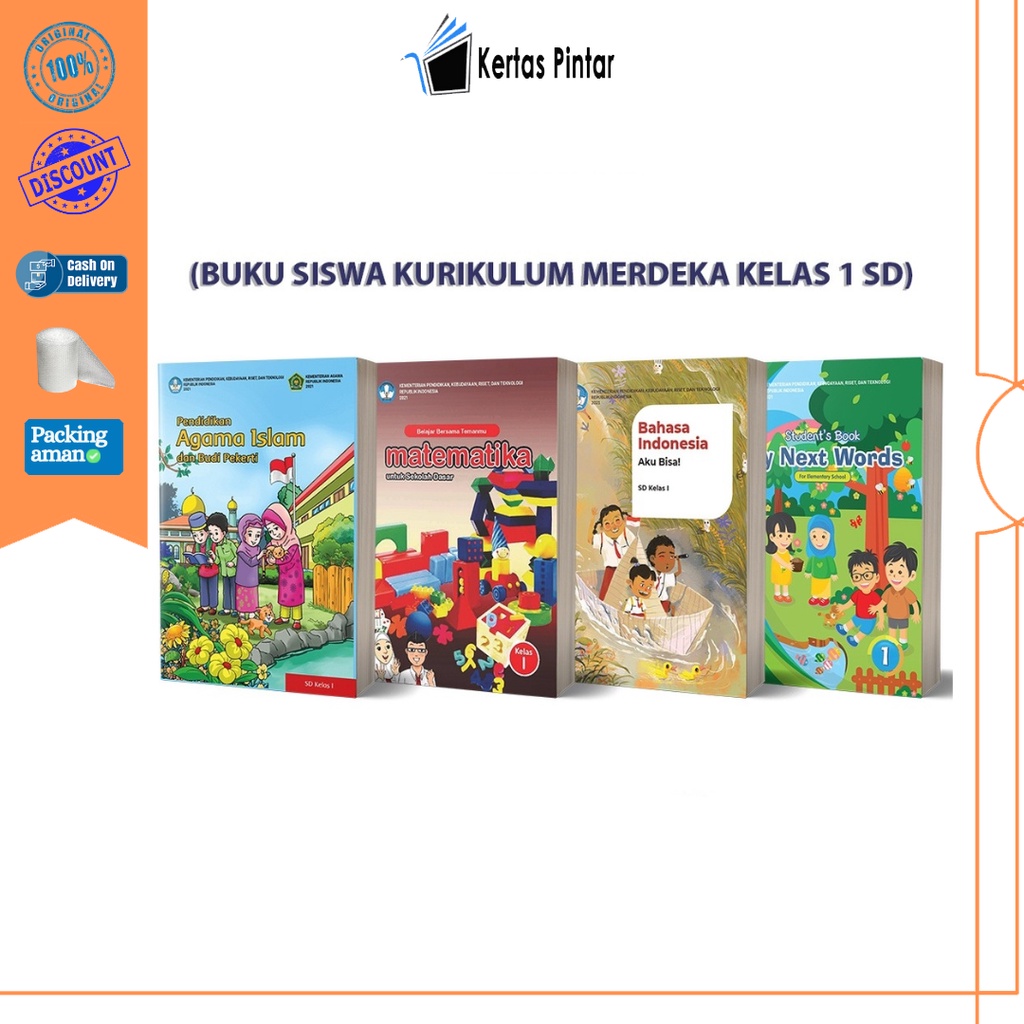 Jual buku paket sd kelas 1 kurikulum merdeka sd I buku siswa | Shopee Indonesia