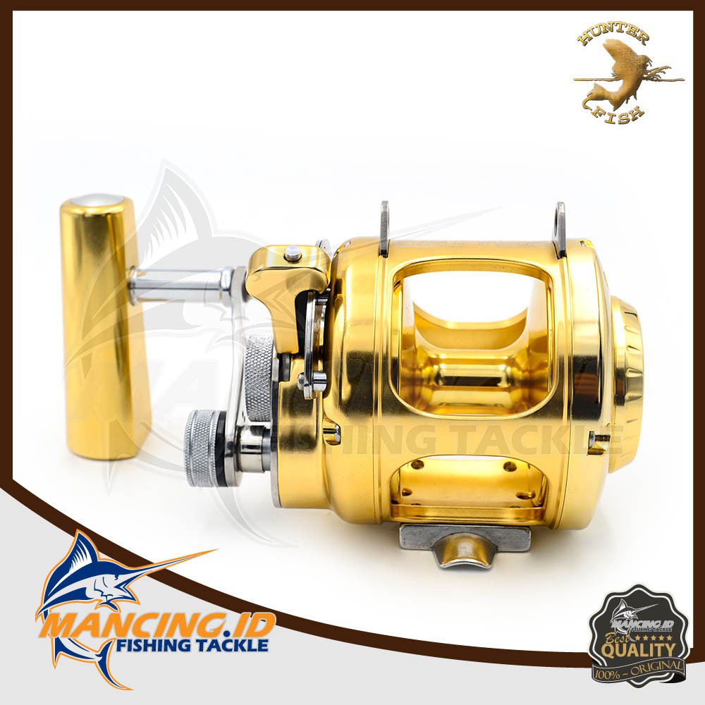 Jual Fishing Reel Hunter Fish 2-Speed 10 Peralatan Perlengkapan Alat ...