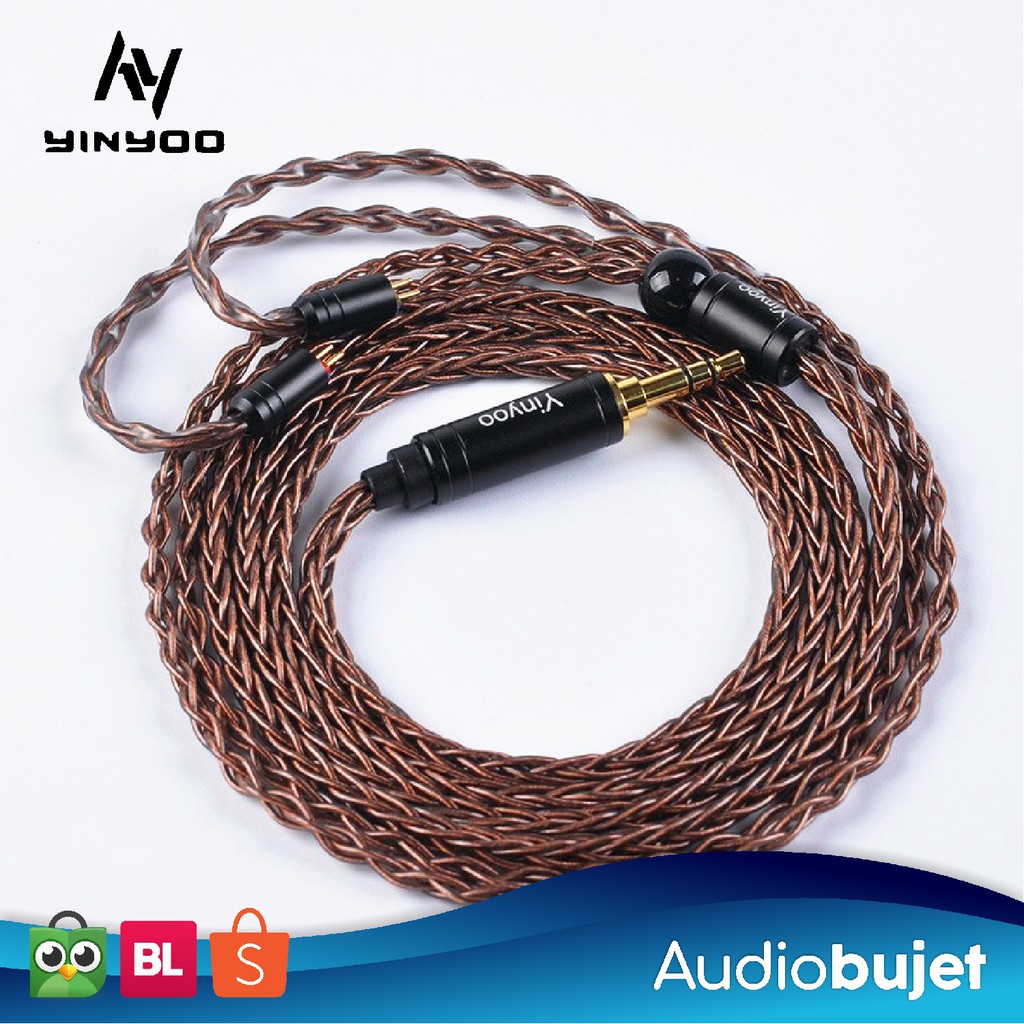 Jual Yinyoo 8 Core Copper Upgrade Cable Wire | QDC KZ Type C / 2 Pin ...