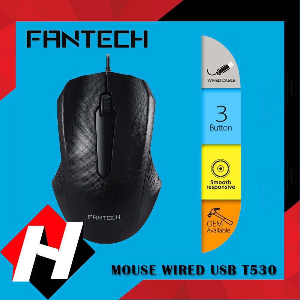 Jual Mouse Gaming USB/Cable Fantech T530 / Mouse USB Fantech T530 Murah ...