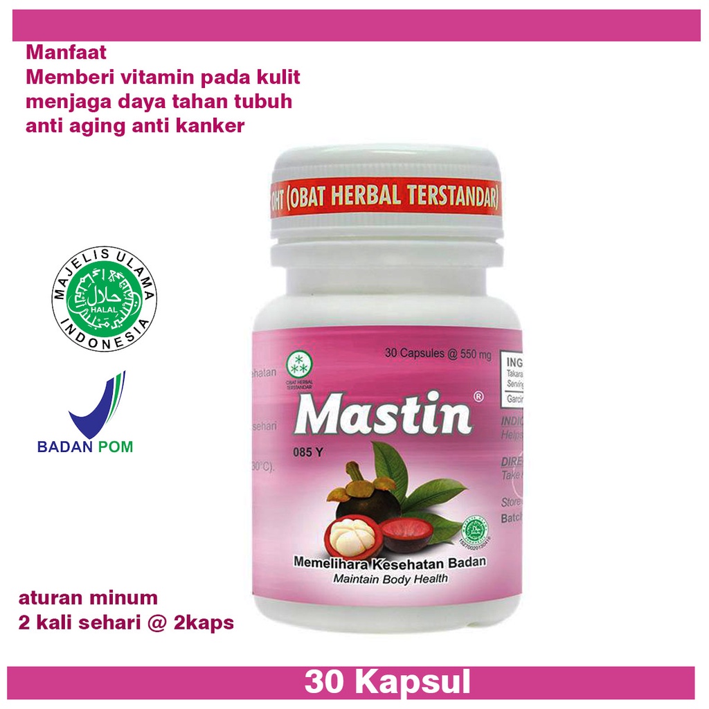 Jual Mastin 30 kapsul - kapsul ekstrak kulit manggis - Membantu ...
