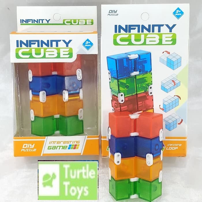 Jual Mainan Edukasi Infinity Cube Colours-Magic Cube-Rubik-Fidget Cube ...