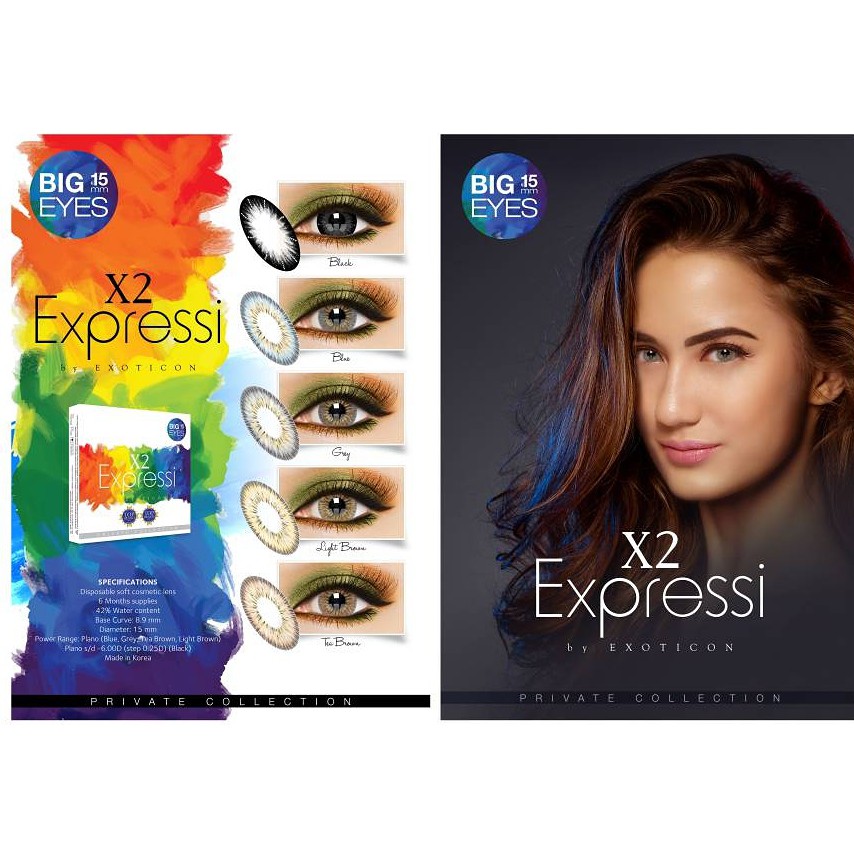 Jual Softlens X2 Expressi Big Eyes Softlen Soflen Soflens Soflense ...