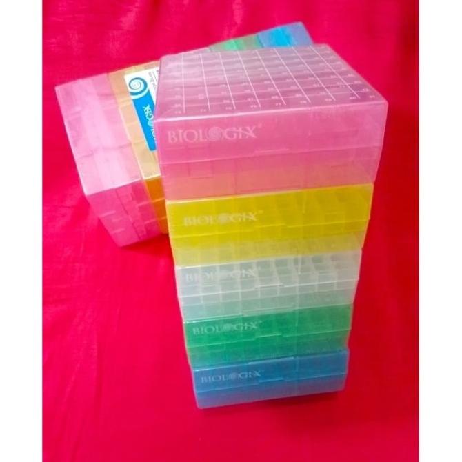 Jual Micro Tube Storage Box Polypropylene Cryogenic Freezer Boxes 81 ...