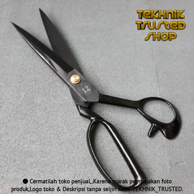 Jual Gunting baja besar 12" Potong kain fiber karton dll BUTTERFLY ...