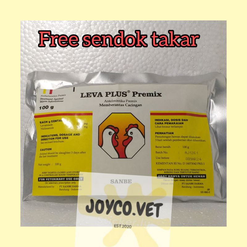 Jual Leva Plus Sanbe 100 gram - Obat Cacing pada Ayam dan Hewan Lainnya ...