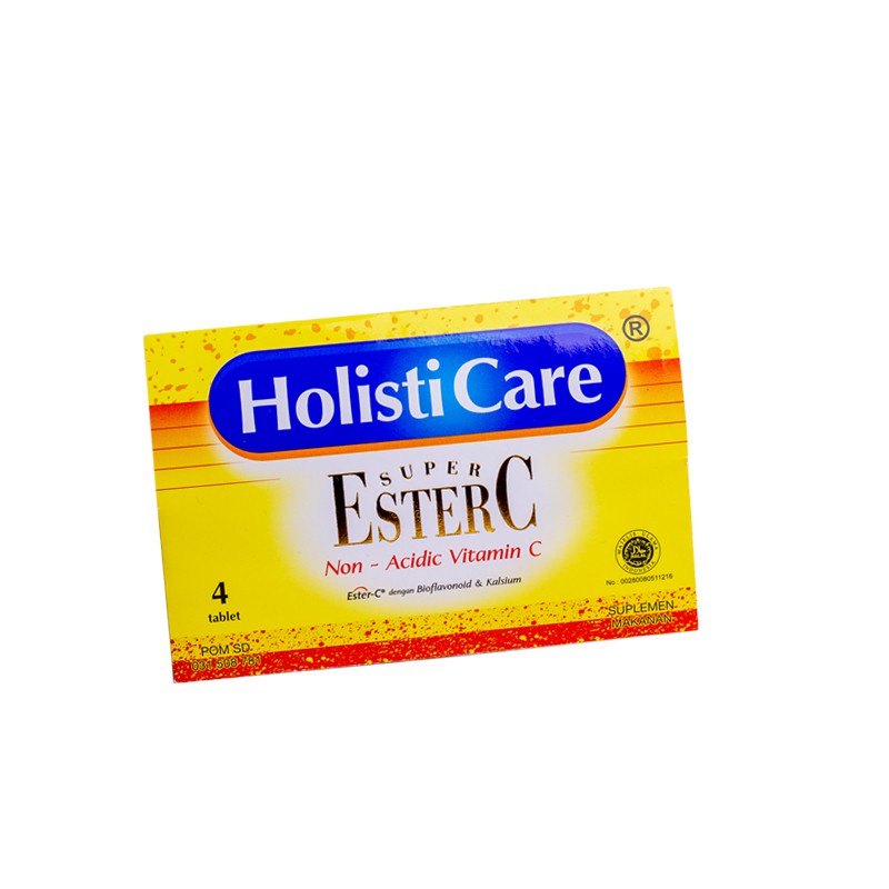 Jual 1 Strip Holisticare Super Ester C / Vitamin C / Daya Tahan Tubuh ...