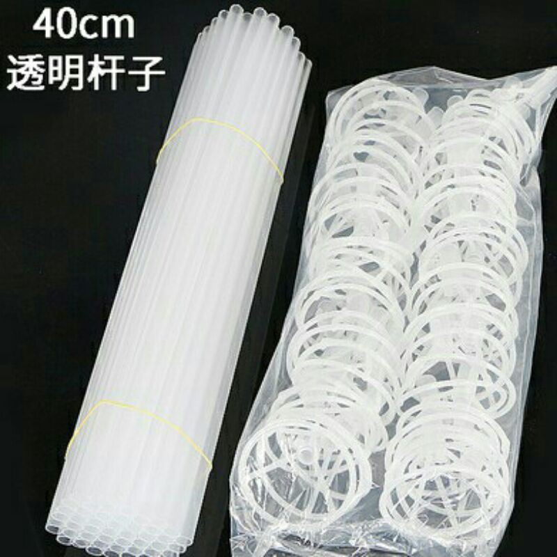 Jual Stick Balon pvc / Stik Gagang balon / tongkat balon bening ...