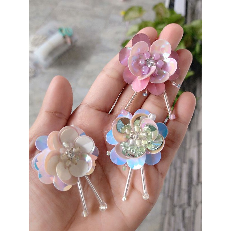 Jual aplikasi bunga 3d payet | Shopee Indonesia