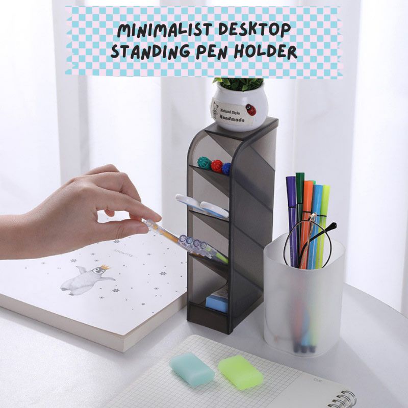 Jual Minimalist Desktop Standing Pen Holder | Shopee Indonesia
